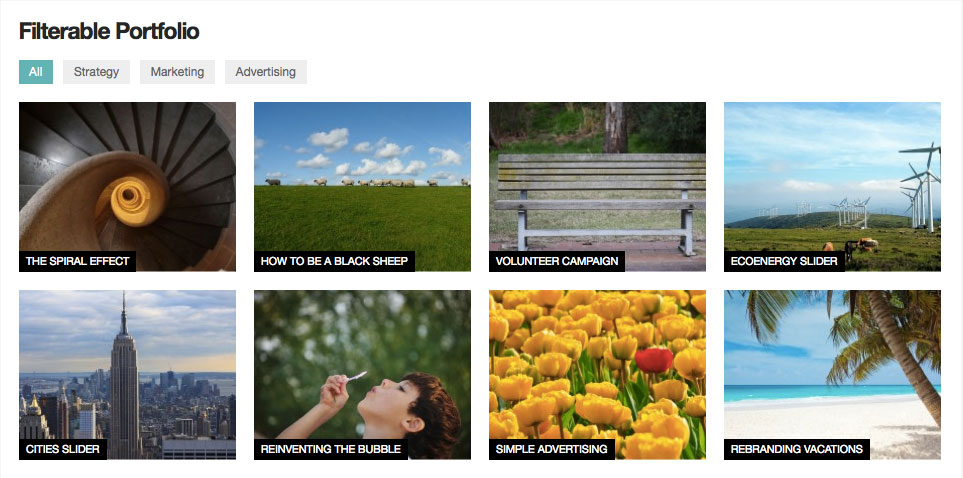 How to set up a Filterable Portfolio in WordPress - Sridhar Katakam