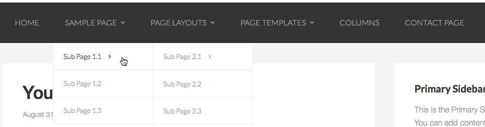 How to add automatic sub menu indicators for nav menu items in Genesis - Sridhar Katakam