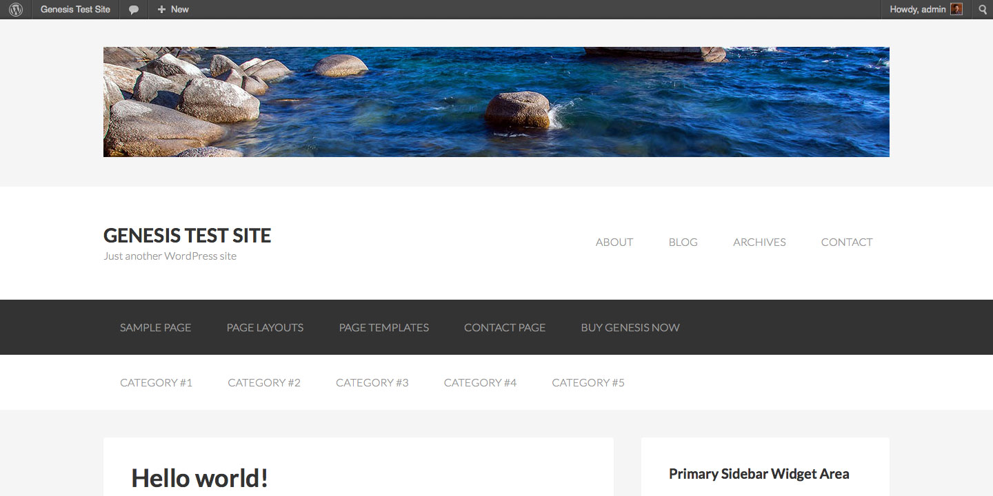 How To Add A Responsive Image Above Site Header In Genesis Sridhar Katakam