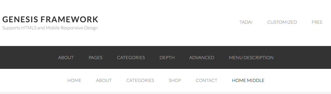 How to center Navigation Menus in Genesis - Sridhar Katakam