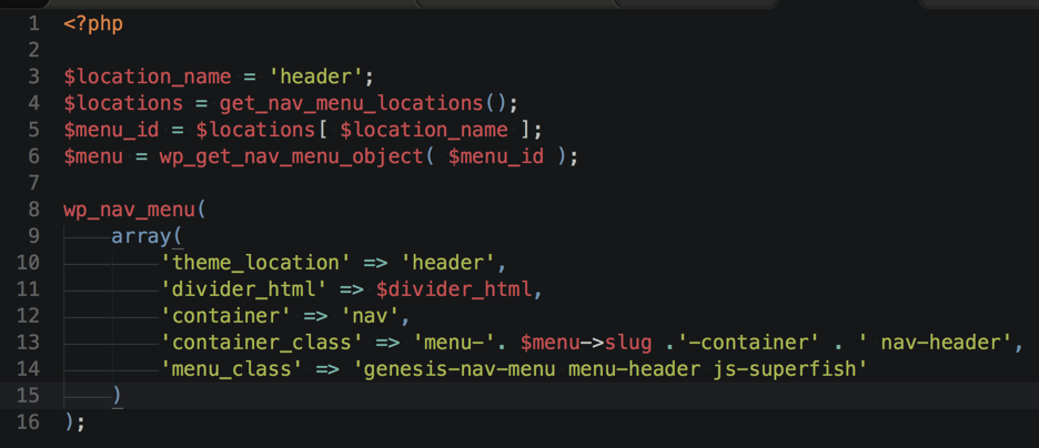 How To Add Menu Slug Container Class When Setting A Custom One In Wp 0428