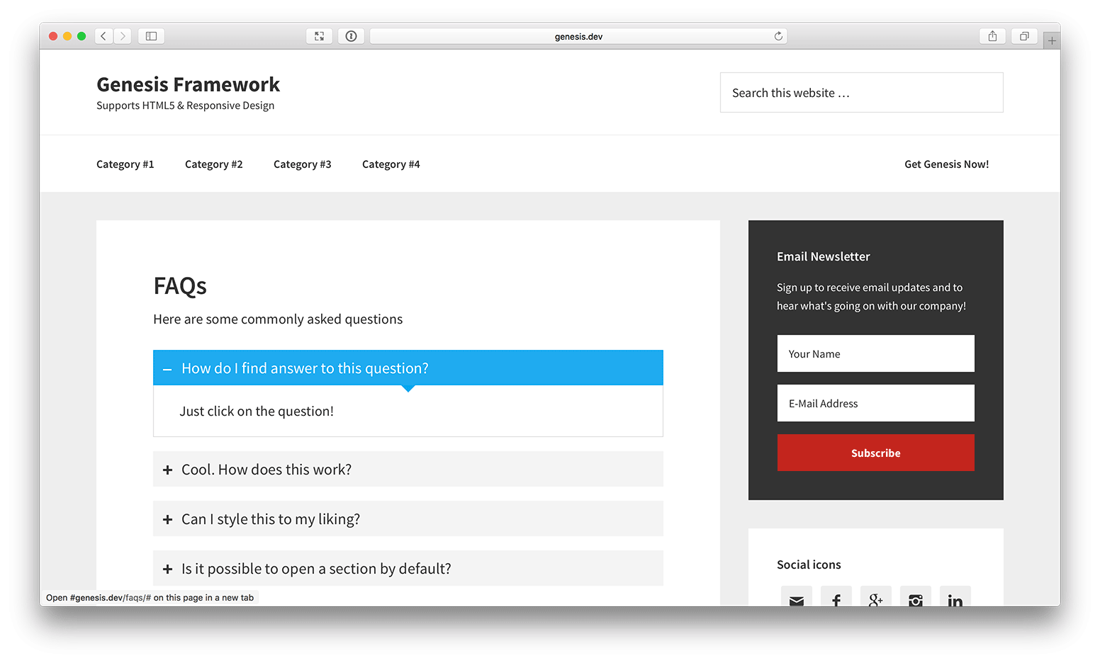 How To Set Up A Simple FAQ Section In WordPress Using JQuery Collapse 