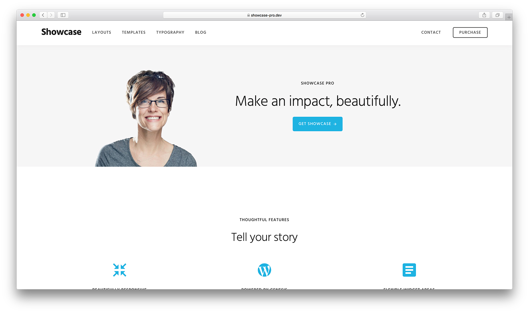 Header with white background + Image & text in Front Page 1 section of ...